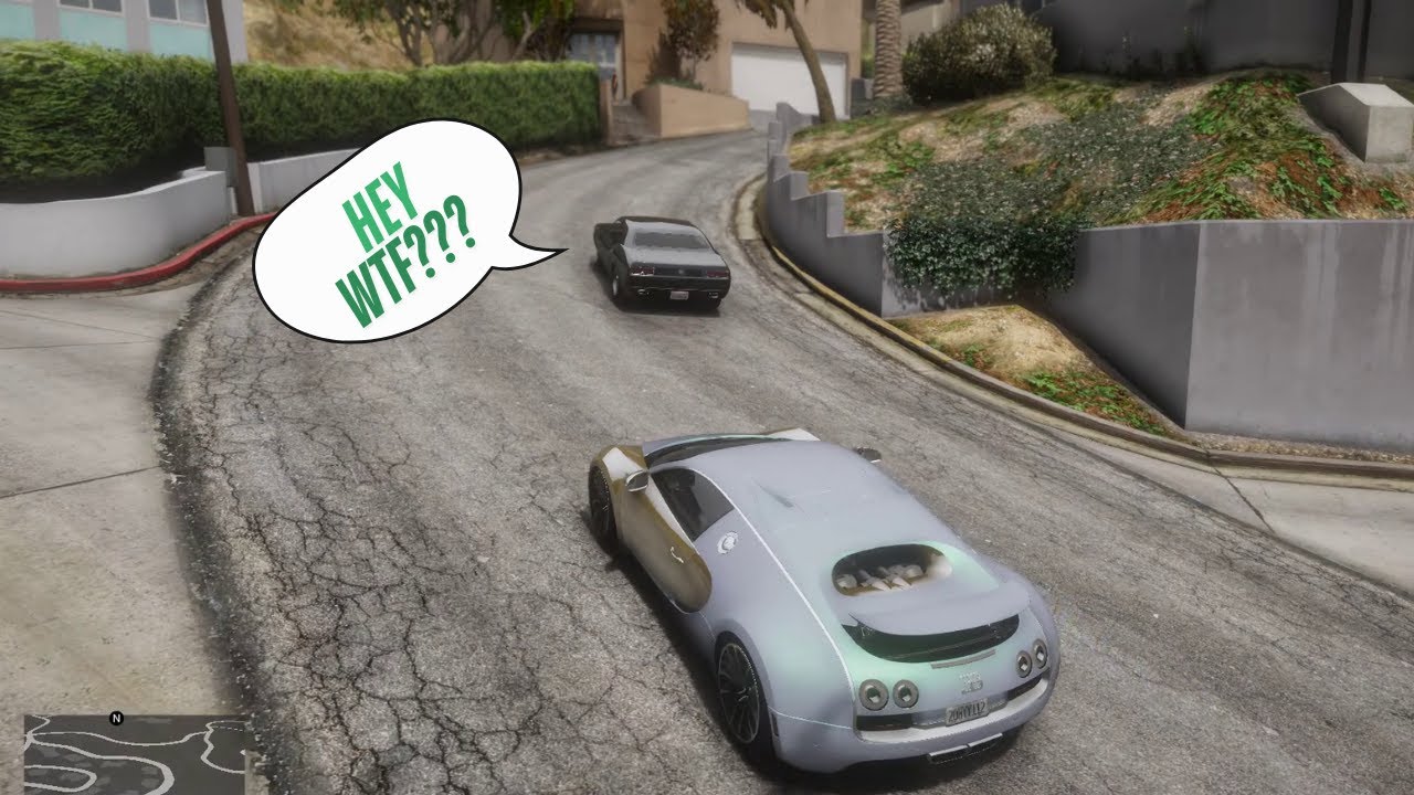 I Followed an NPC car in GTAV - YouTube