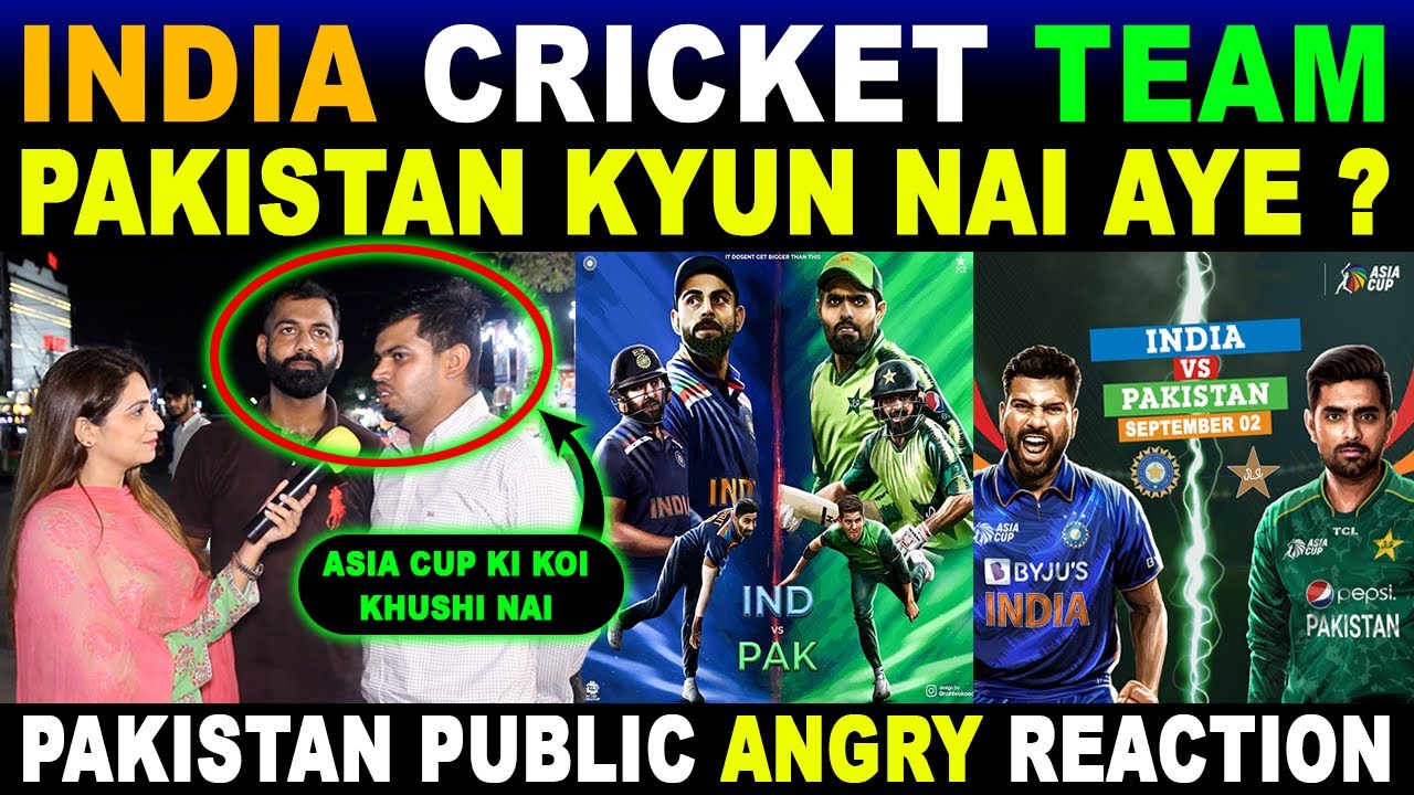 PAK PUBLIC ANGRY ON INDIAN CRICKET TEAM FOR NOT COMING TO PAKISTAN ...
