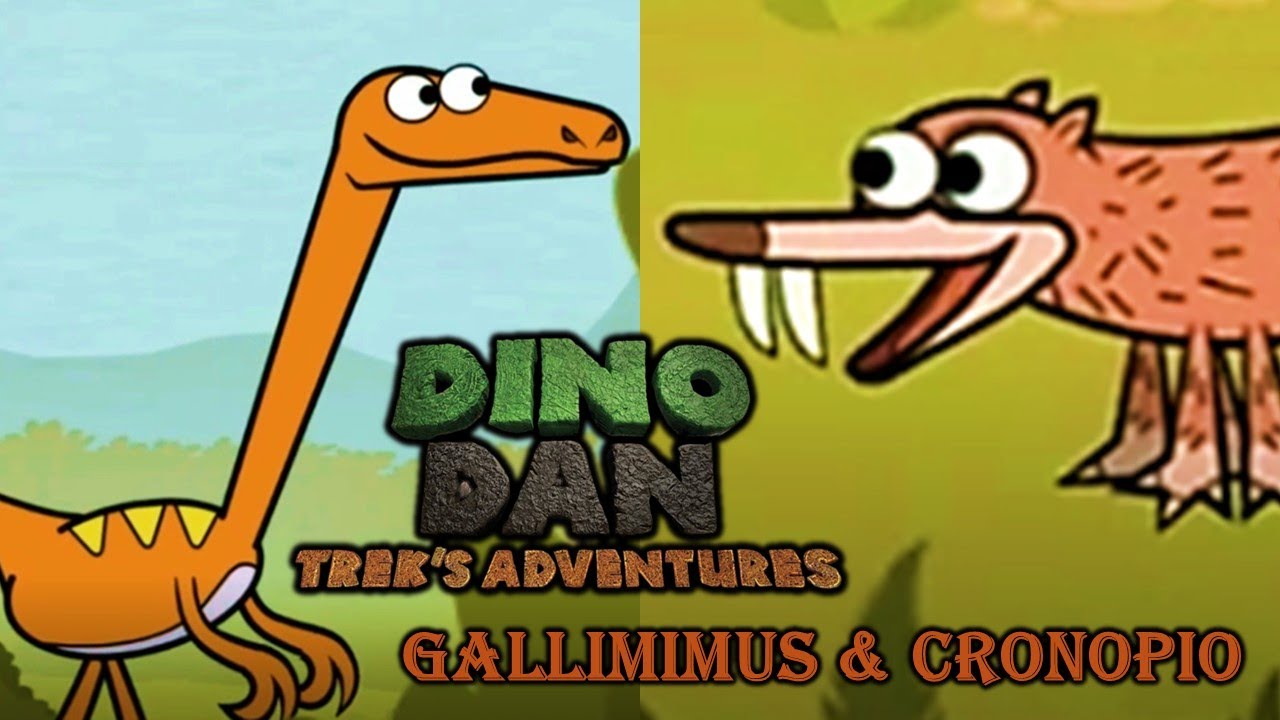 Dino Dan Trek Adventures Gallimimus and cronopio screen time - YouTube