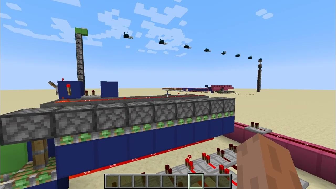 Minecraft 8-bit Telegraph with Encoder and Decoder @jazziiRed - YouTube