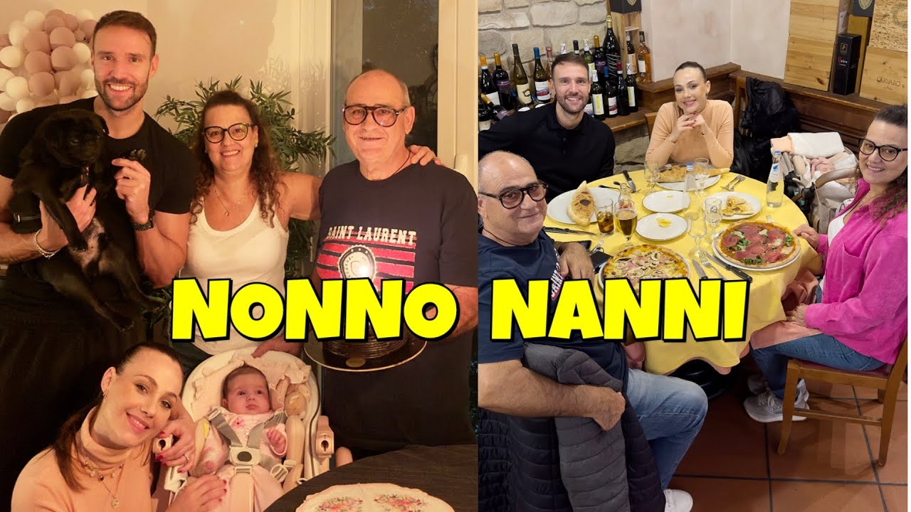 Andrea Zenga e Rosalinda Cannavò festeggiano il compleanno di nonno Nanni - YouTube