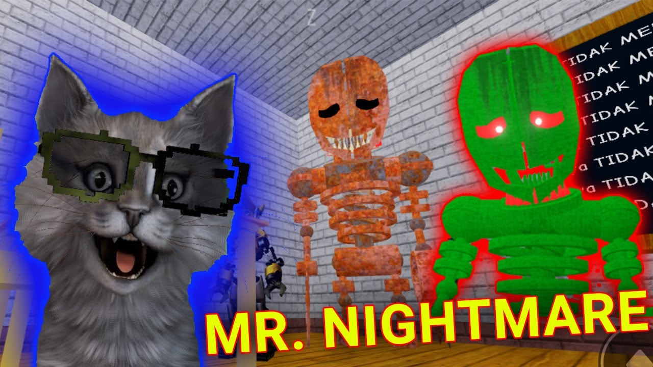 AWAS MONSTER NIGHTMARE MENGEJARMU | MR. NIGHTMARE ROBLOX INDONESIA ...