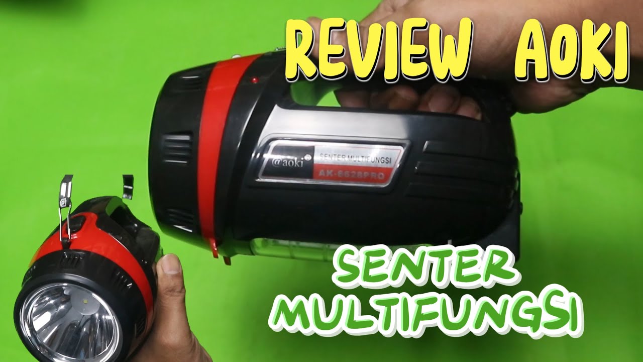 Review Senter Multifungi Aoki, Mode Sorot dan Emergency Oke Banget ...