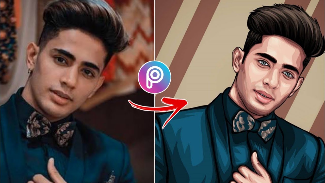 Cartoon Photo Editing Tutorial Step By Step || Vector Art - YouTube