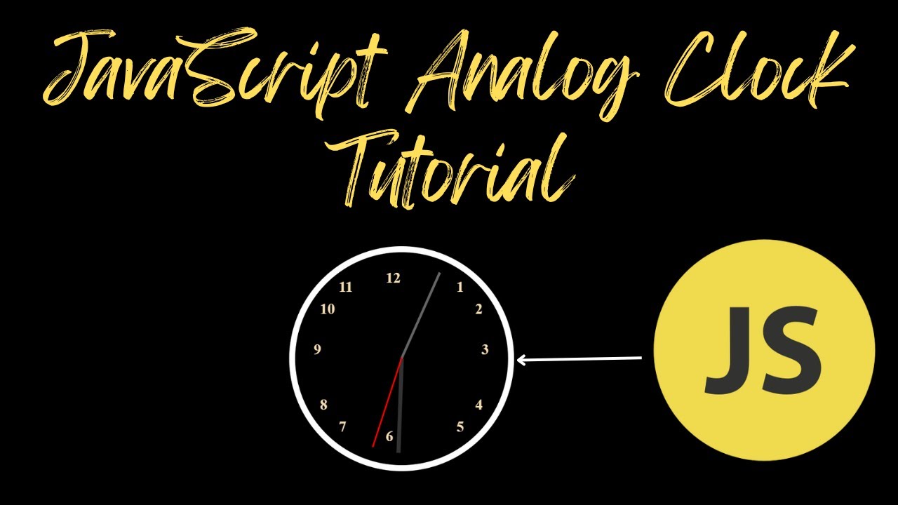 Build A Simple Analog Clock With Html Css And Javascript Youtube 7383