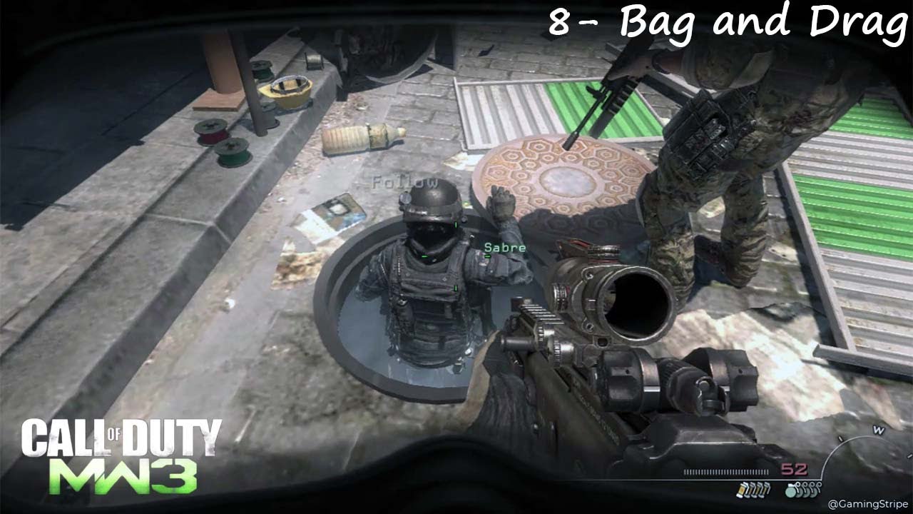 Call of Duty: Modern Warfare 3 - Bag And Drag Gameplay Walkthrough | No ...