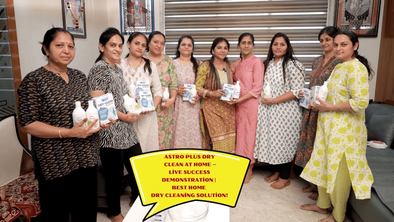 ASTRO PLUS DRY CLEAN AT HOME – Live Success Demonstration | Best Home ...