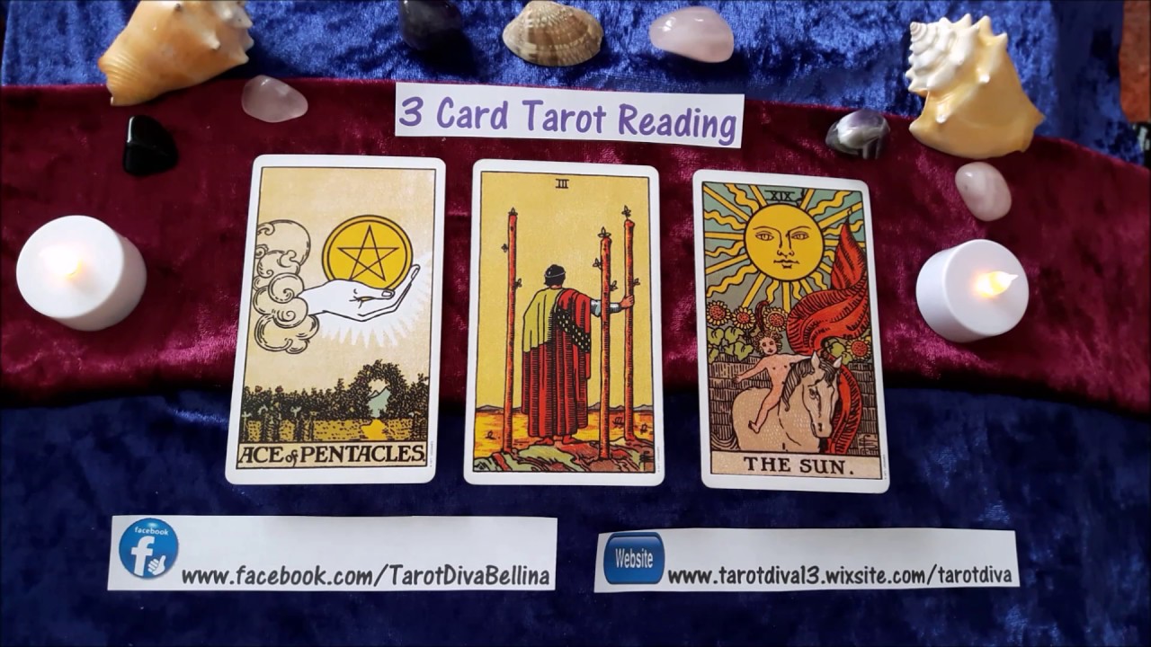 Psychic Tarot Reading - 3 Cards - YouTube