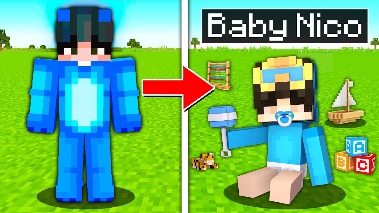 Morphing Into BABY NICO To Prank My Friend! - YouTube