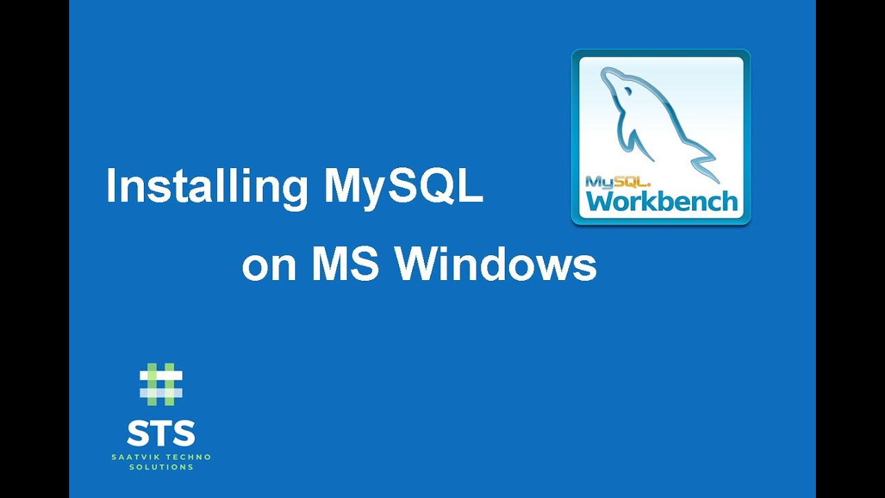 Installing Mysql On Ms Windows Mysql Workbench 80 Mysql Workbench Version 8027 Youtube