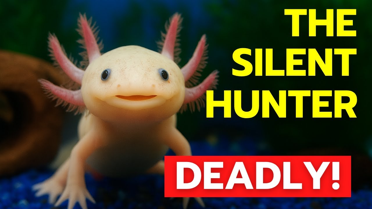 Axolotls ON THE HUNT | The Silent Predator of the Aquarium - YouTube