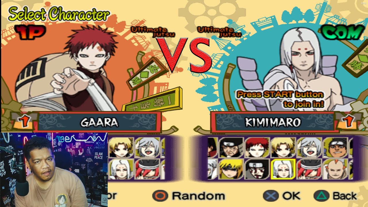 Gaara Classic Vs Kimimaro !!! Full Fight !!! PS2 #part11 - YouTube