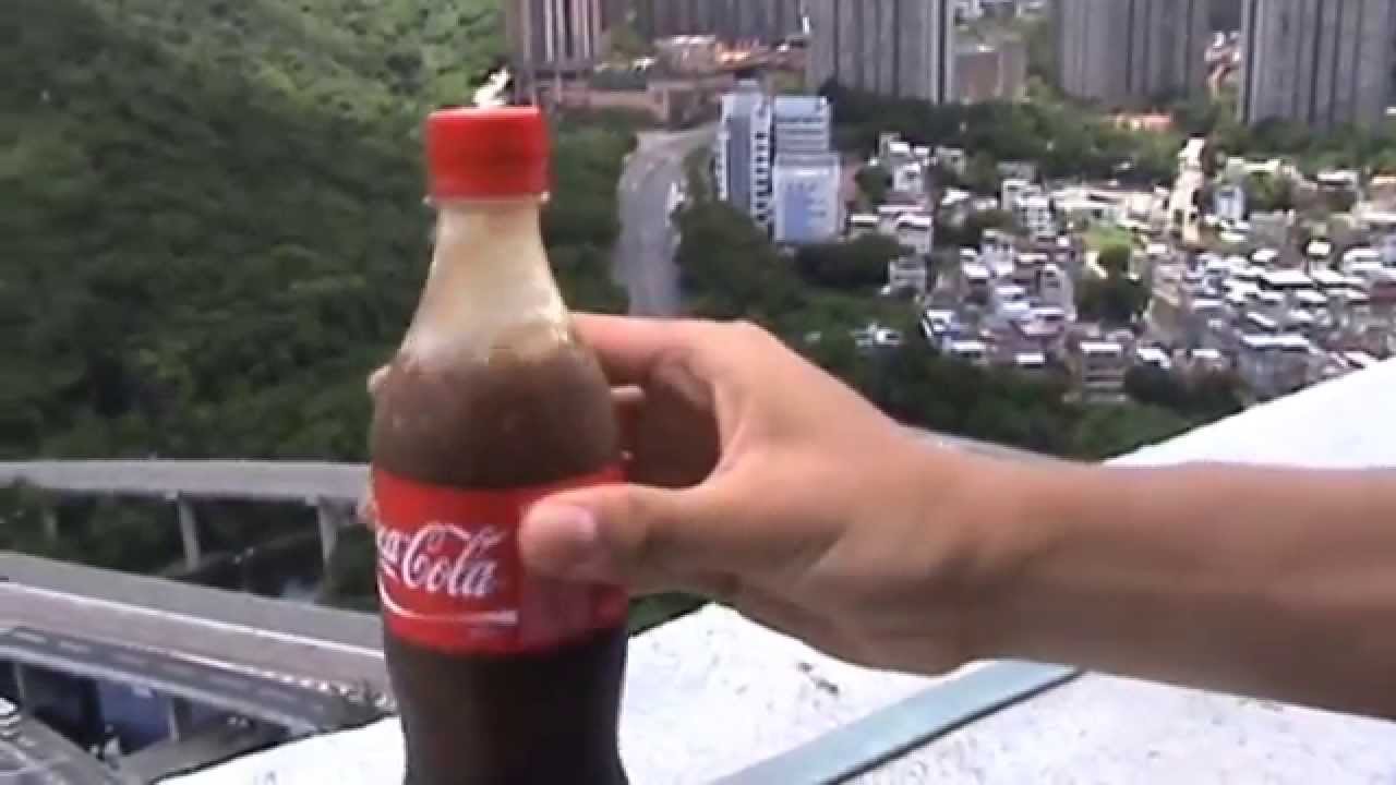 Congelar una coca cola en 1 segundo - YouTube