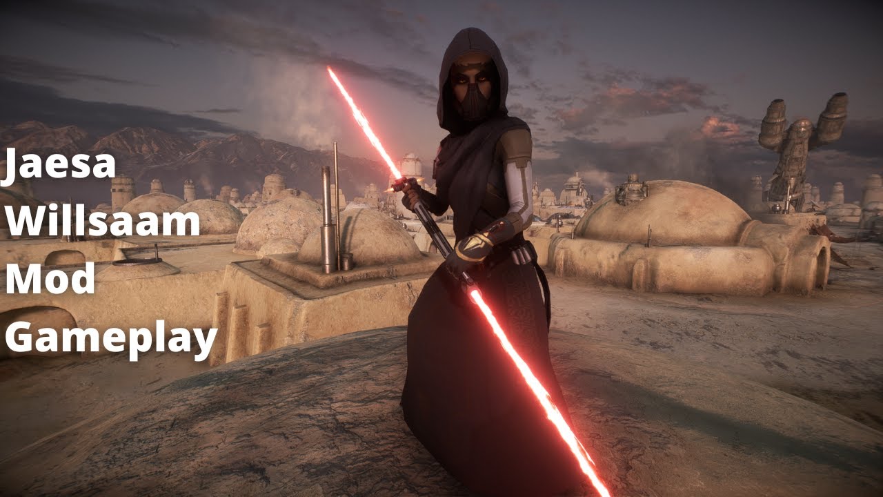 Star Wars Battlefront II - Jaesa Willsaam Mod Gameplay - YouTube
