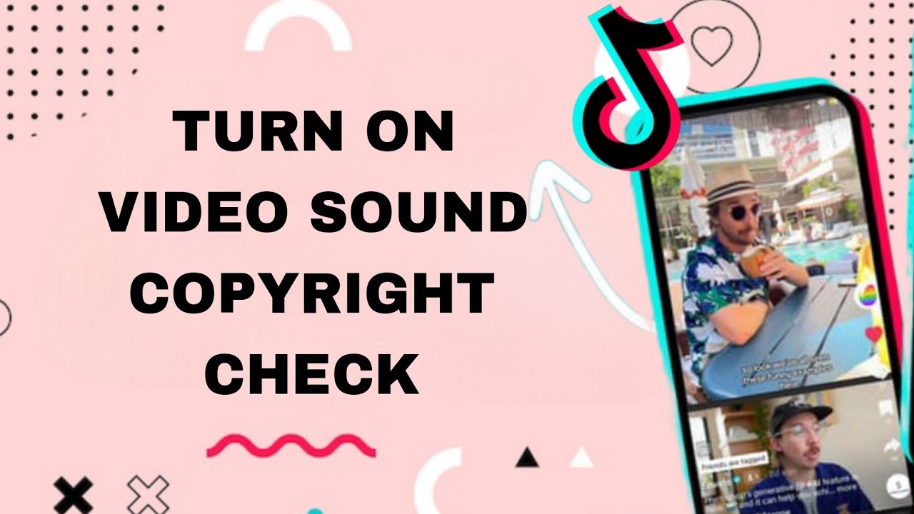 How To Turn On Video Sound Copyright Check On TikTok App - YouTube