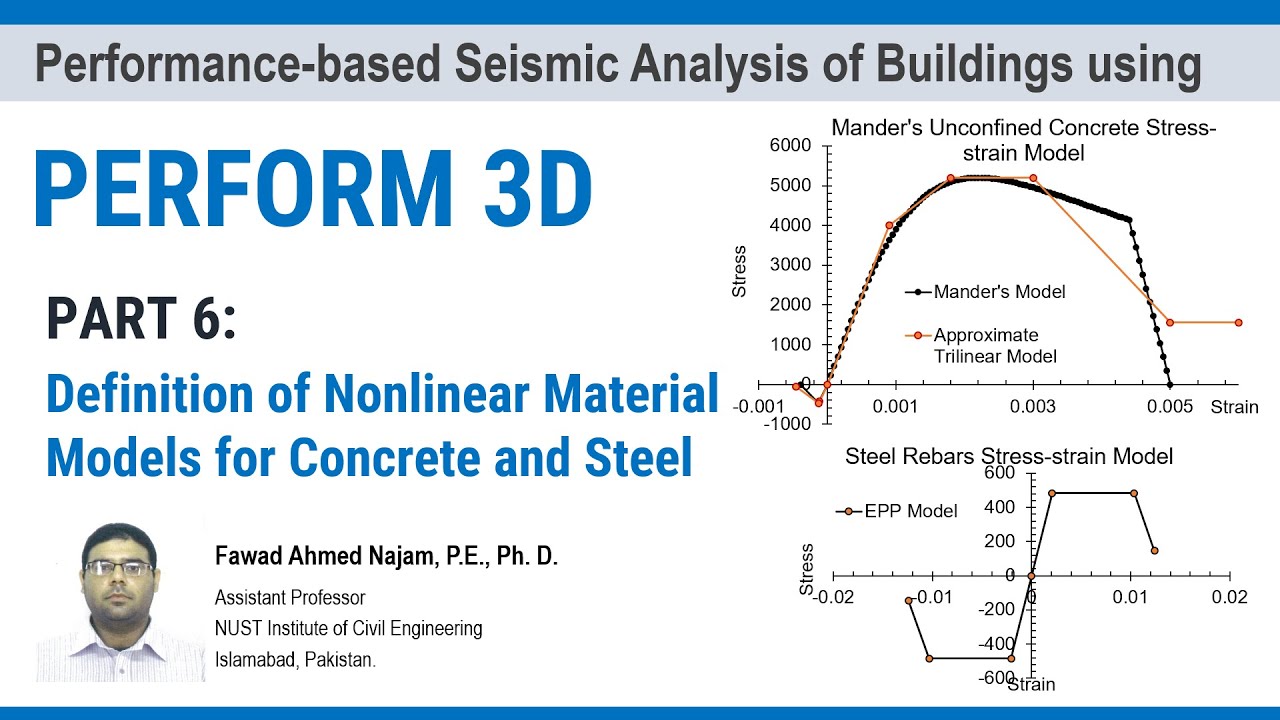 Part 6 - PERFORM 3D - Definition of Nonlinear Material Models for ...