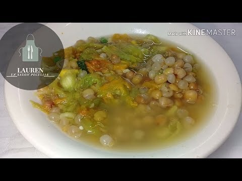 Comida MEXICANA: Como preparar Alberjones con FLORES de Calabaza (de ...