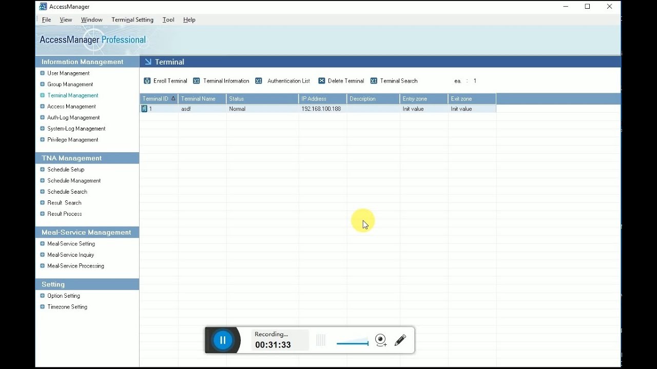 Nitgen access manager setup process full - YouTube