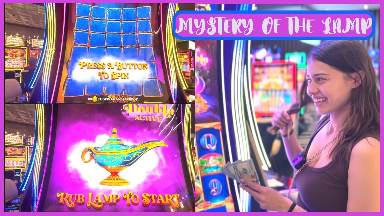 Mystery Of The Lamp Slot!!! We Pop All 3 Genie Lamps!!! - YouTube