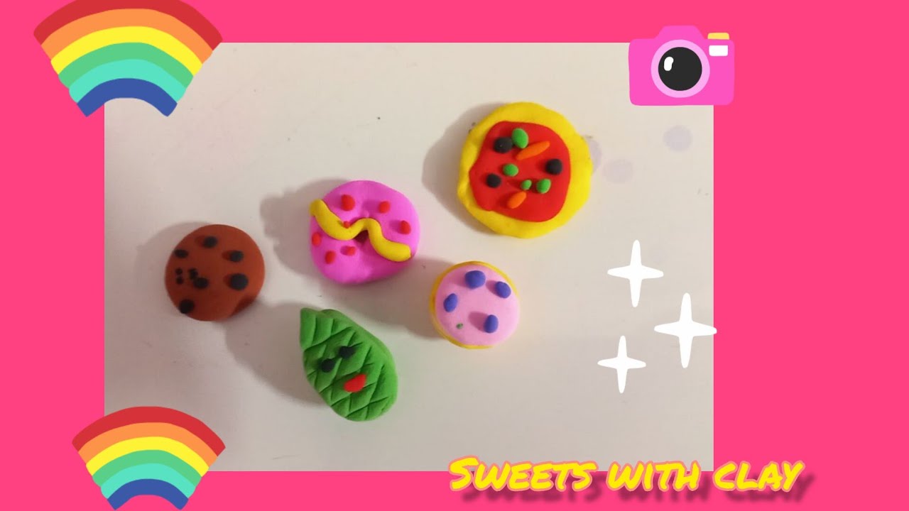 Making miniature sweets with clay || Bakery items 😍😋💗🔥 - YouTube