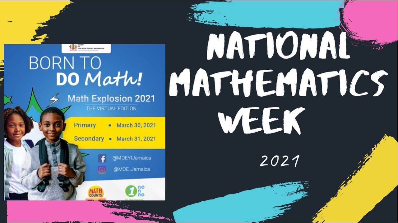 National Mathematics Week (2021) /MOE - YouTube
