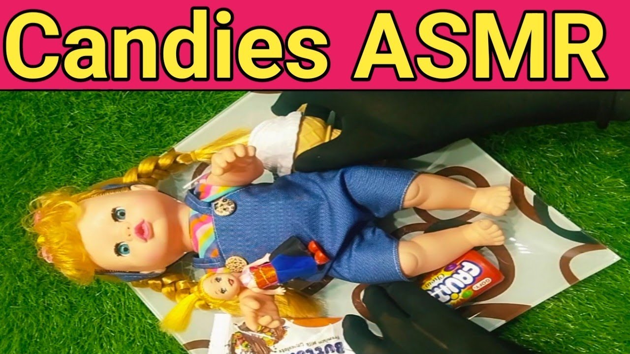 Asmr Satisfying Video Candies And Beautiful Doll 🪆🪆😊 ️ Asmr Asmrsounds