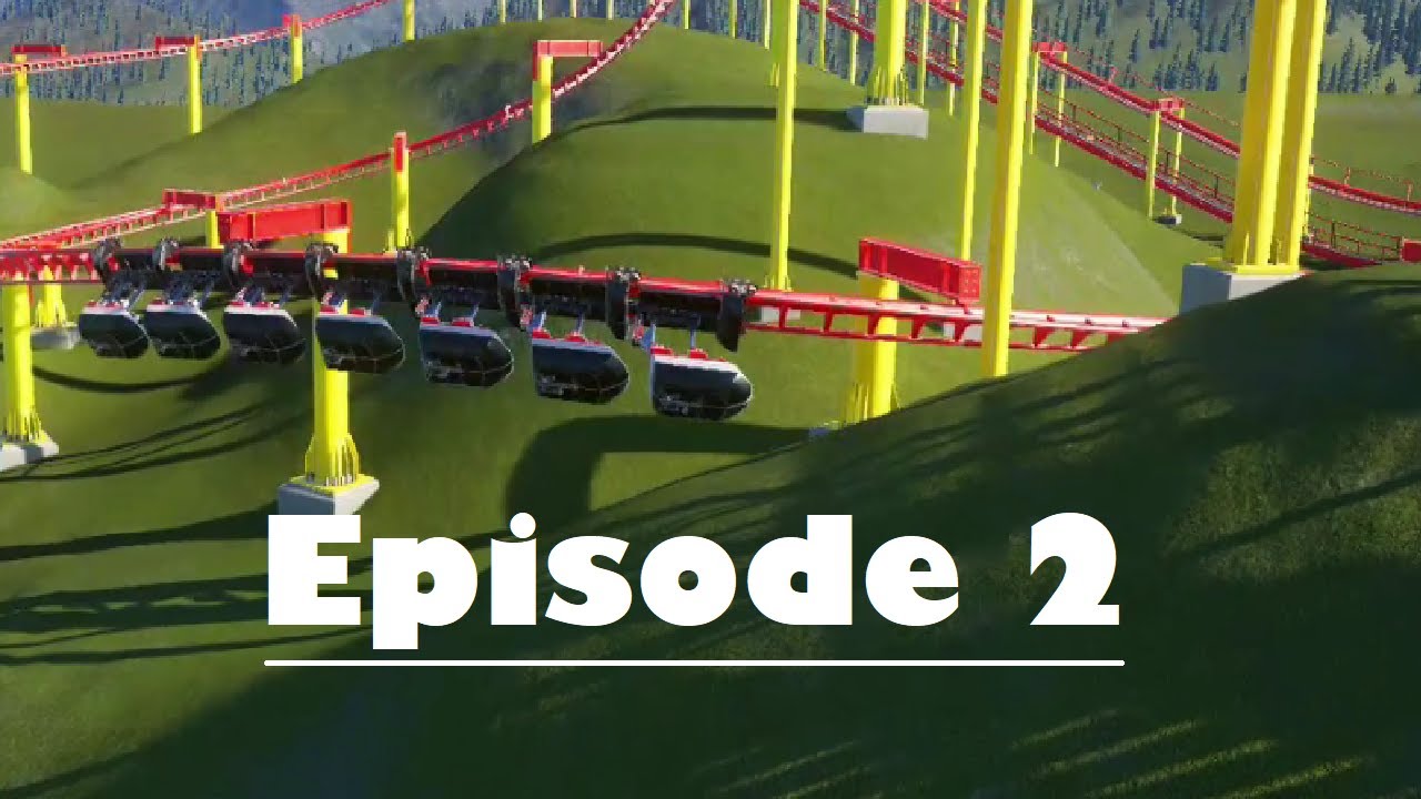 Building a themed Arrow Suspended Coaster - Episode 2 - Planet Coaster ...