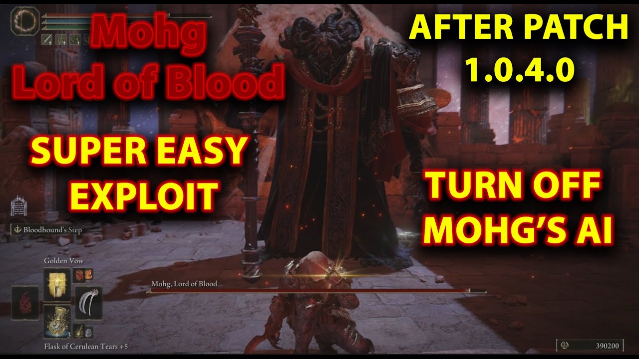 EASILY KILL MOHG EXPLOIT , HOW TO TURN OFF MOHG'S AI AND MAKE MOHG UN ...