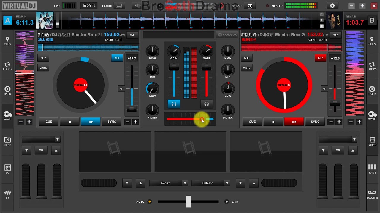 How To Make Nonstop With VirtualDj Pro 2022 Electro Chinese 信仰 + 情深有几许 ...