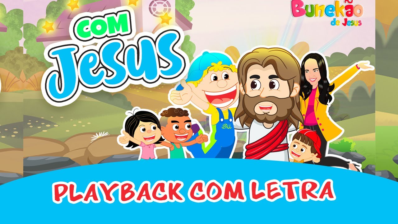 Com Jesus - PLAYBACK COM LETRA - YouTube