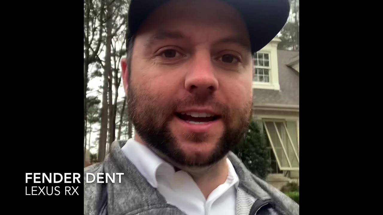 Lexus Fender Bender| Removed using paintless dent repair | Dent Baron ...