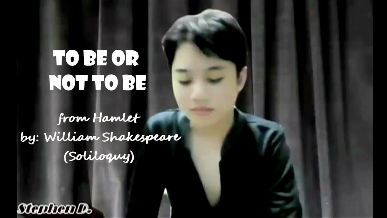 Hamlet: To Be or Not To Be (Soliloquy) Shakespeare - YouTube