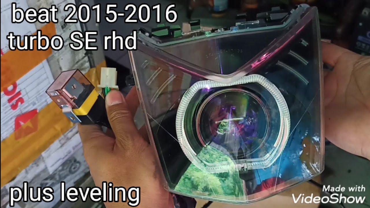 cara pasang biled turbo SE rhd di beat 2015-2016 plus leveling LEED HID ...