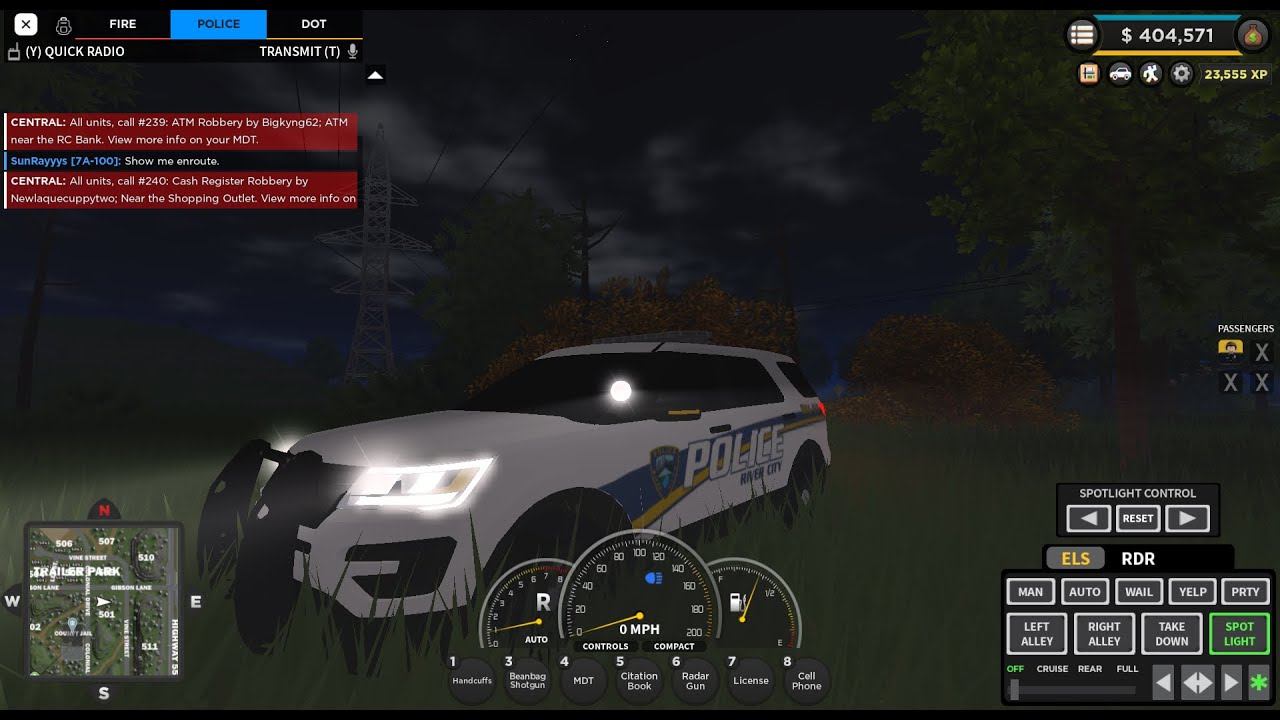 Playing as police role in River City! - YouTube