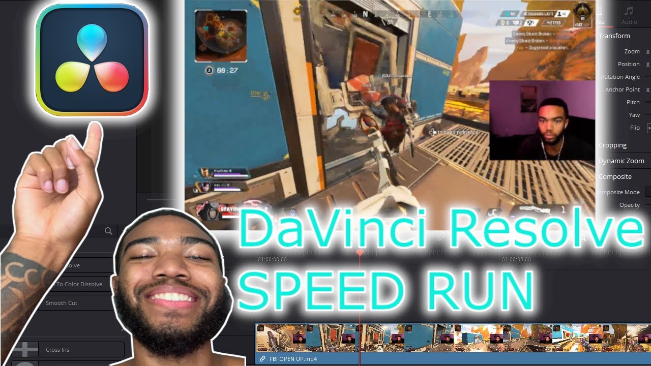 How to make gaming TikToks like a PRO! DaVinci Resolve SPEED RUN - YouTube