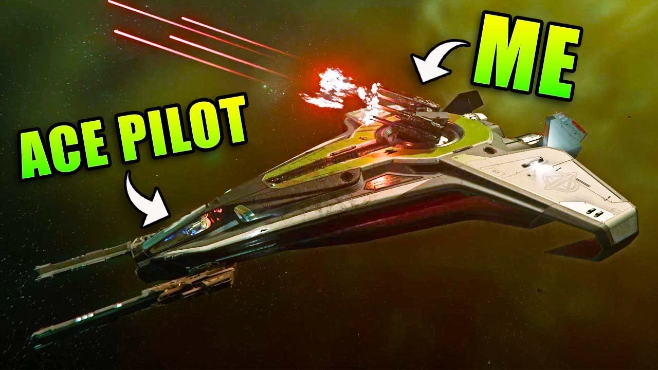 I played with an ace Star Citizen pilot - It was crazy! - YouTube