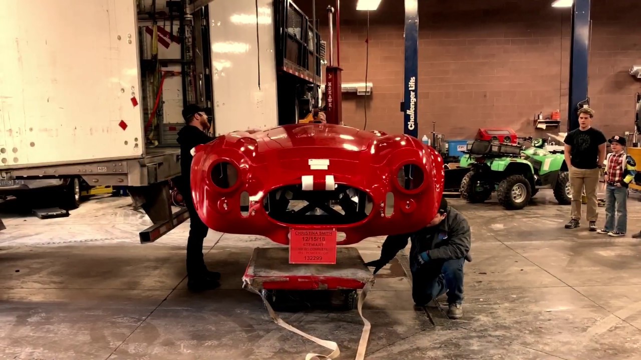 Unloading our Factory Five MK4 Kit - YouTube