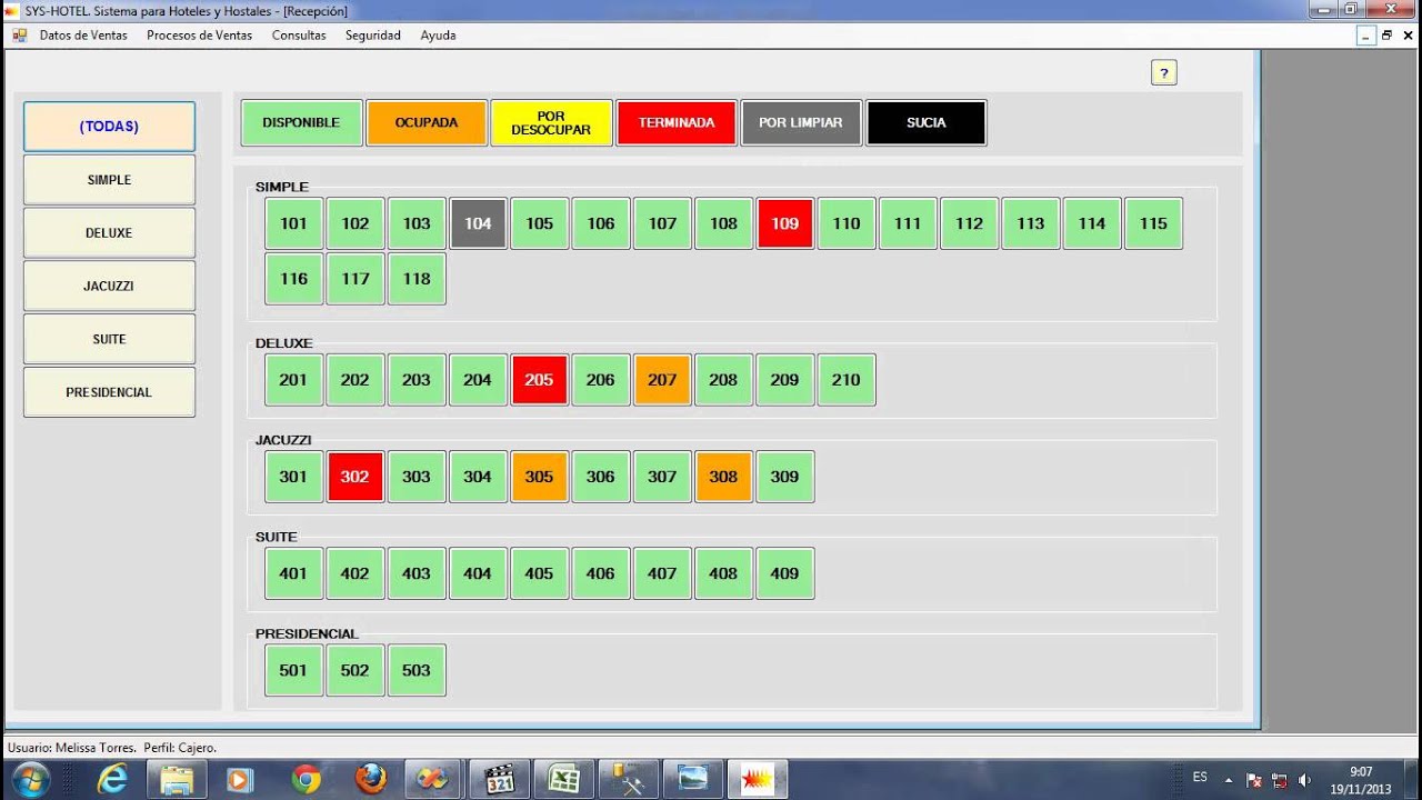 Sys-Hotel. Sistema para Hoteles y Hostales. Recepción - YouTube