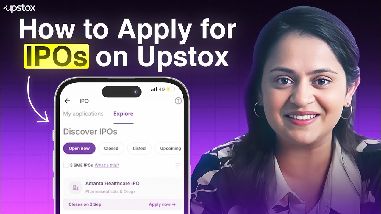 How to Invest in IPOs Using Upstox App Explained | Upstox - YouTube