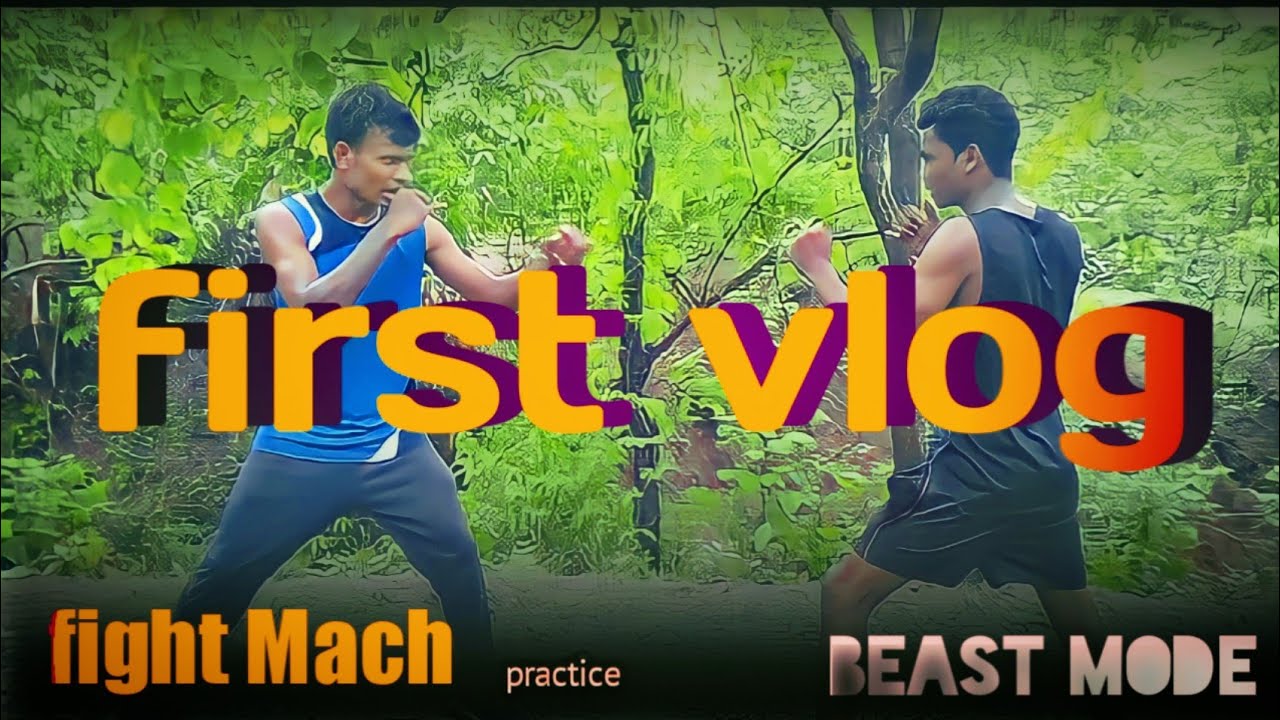 first vlog || fight practice in forest || vlogs 2 - YouTube