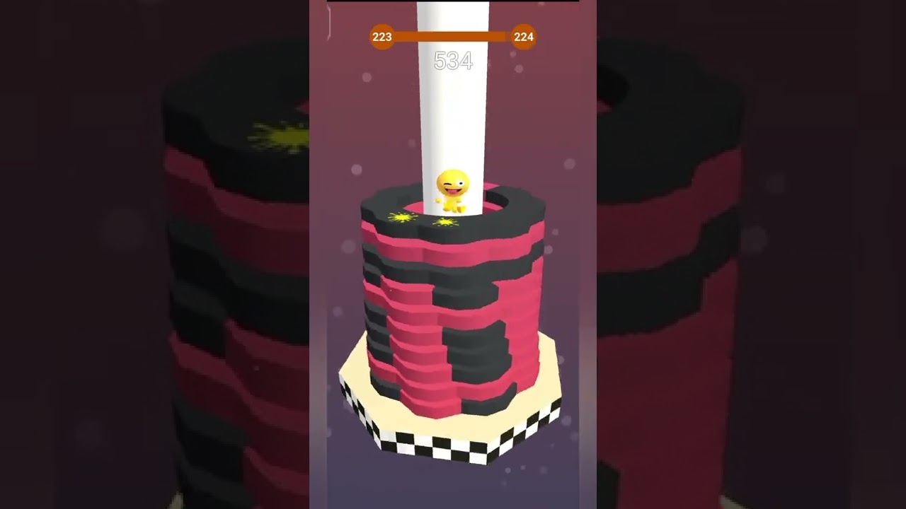Stack Ball "Level 223" gameplay || VivoY33s #shorts - YouTube