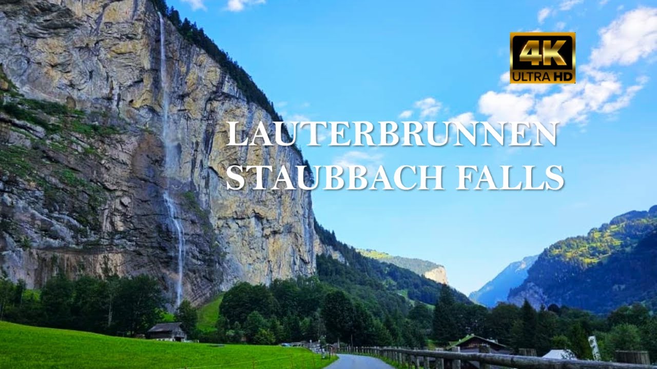 [4K] Lauterbrunnen Staubbach Falls SWITZERLAND Hike The Best View From ...