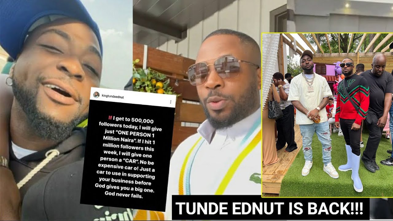 Tunde Ednut features Davido In New Album, Drops on all Platform - YouTube