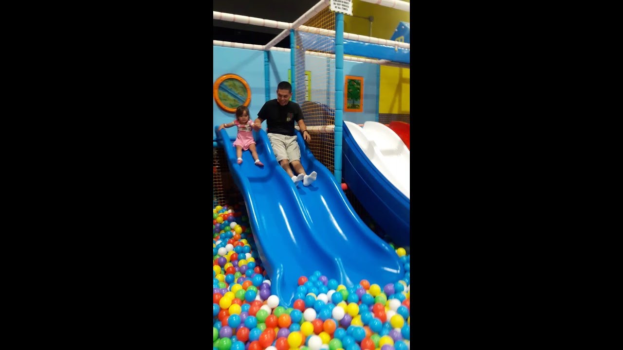 Fun for kids at Indoor Play Center (playground family fun) - YouTube