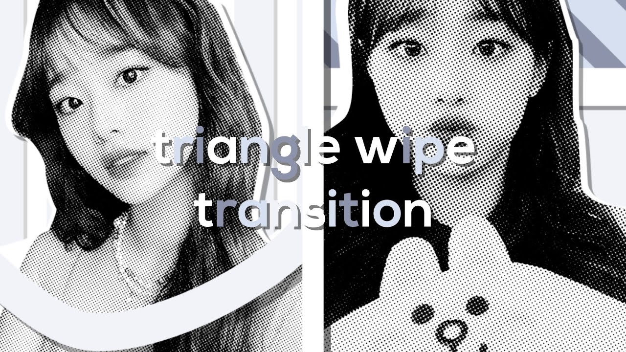 triangle wipe ae tutorial - YouTube