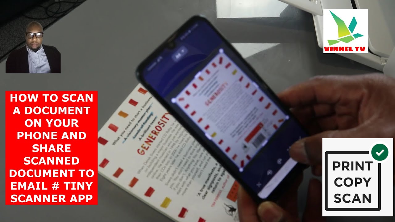 HOW TO SCAN A DOCUMENT ON YOUR PHONE AND SHARE SCANNED DOCUMENT TO ...