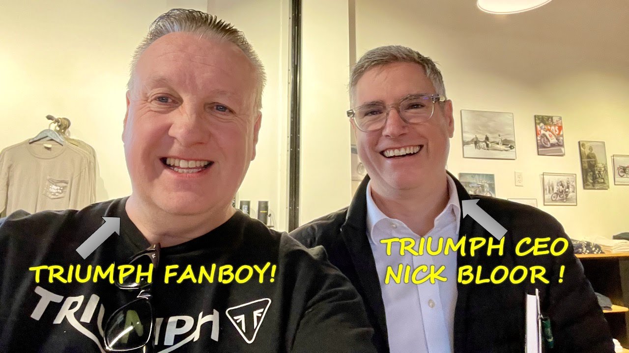 RIDE ON | Meeting John Bloor Triumph CEO - YouTube