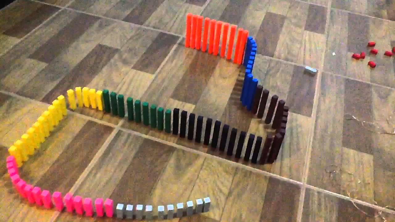 My first domino making - YouTube