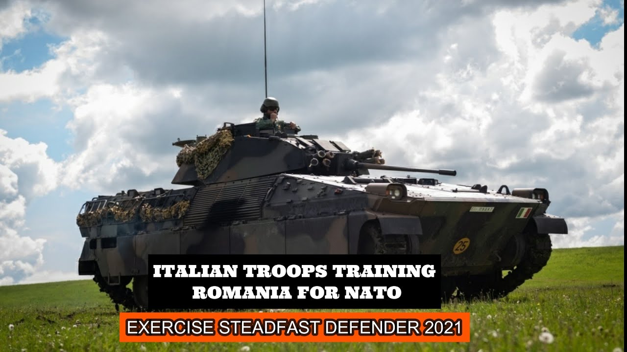 Italian troops training Romania for NATO exercise Steadfast Defender ...