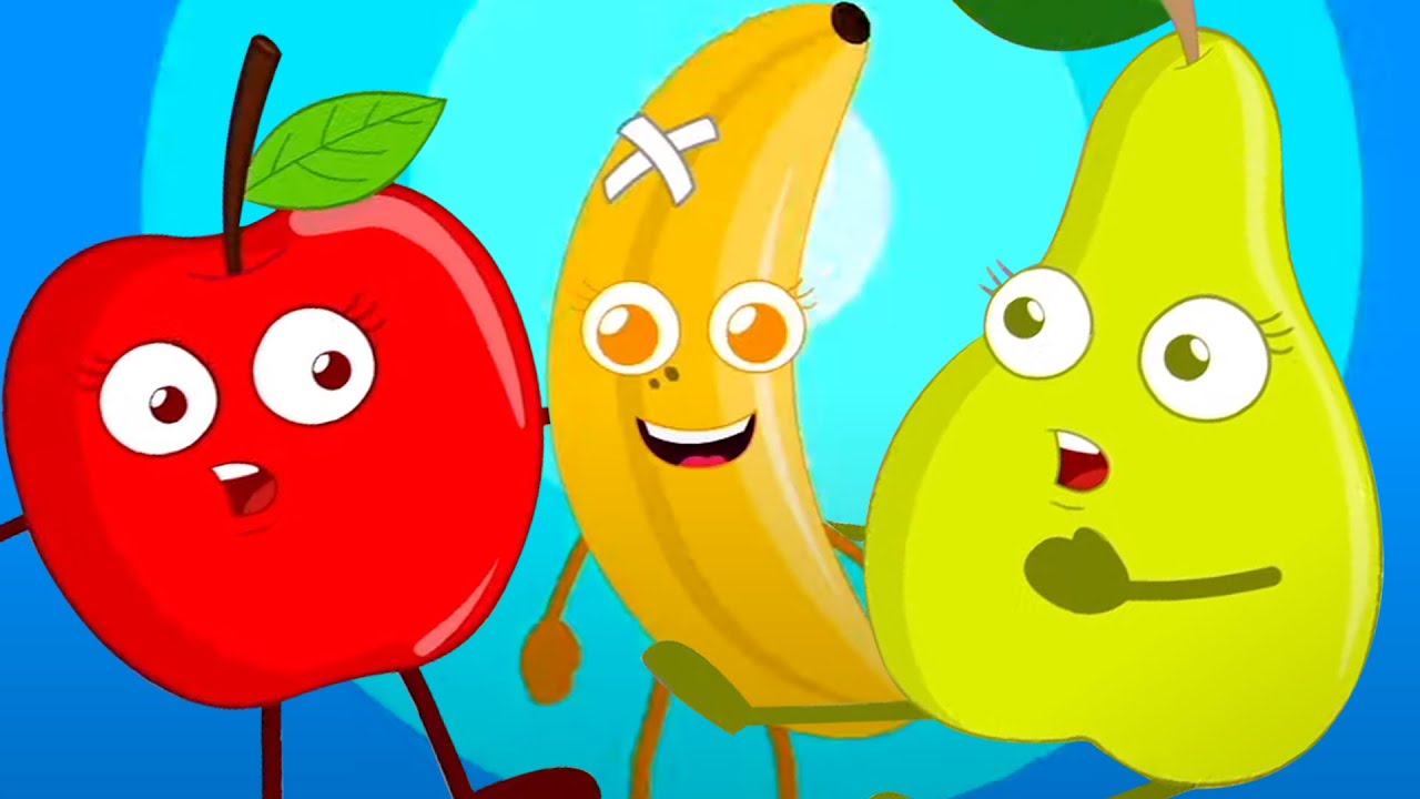 Ten Little Fruits, Nursery Rhyme and Cartoon Videos for Kids - YouTube